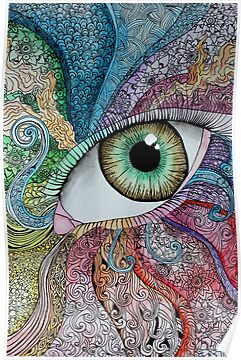 "Zentangle Eye" Posters by Maddy Storm | Redbubble