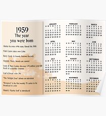 Born in 1959 Posters | Redbubble