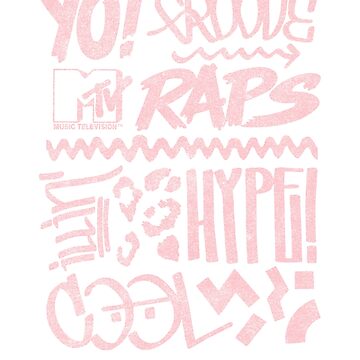 "MTV Yo! MTV Raps Retro Graffiti MTV Logo " Essential T-Shirt for Sale ...