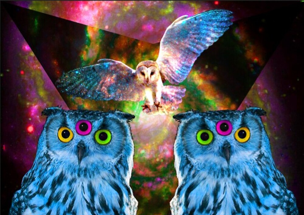 "Space Owl" by Jonathanbell182 | Redbubble