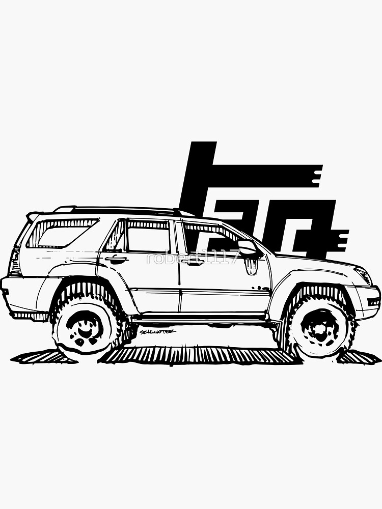 " 4th Gen 4Runner TRD " Sticker by robert1117 | Redbubble
