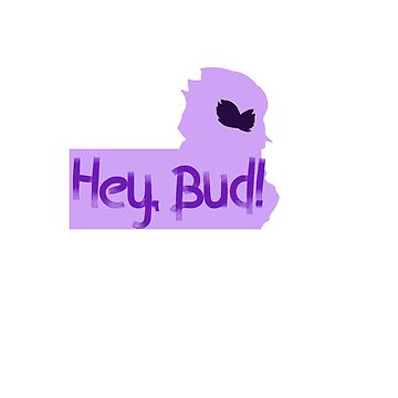 "Six Eared Macaque hey bud sticker" Pin for Sale by JosArtbox | Redbubble