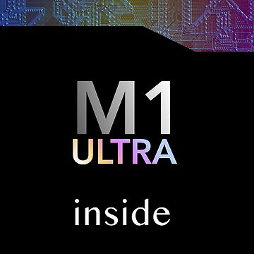 "M1 ULTRA inside" Sticker for Sale by Merkmal | Redbubble