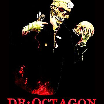 "Dr Octagon" Sticker for Sale by CrossHaggles | Redbubble