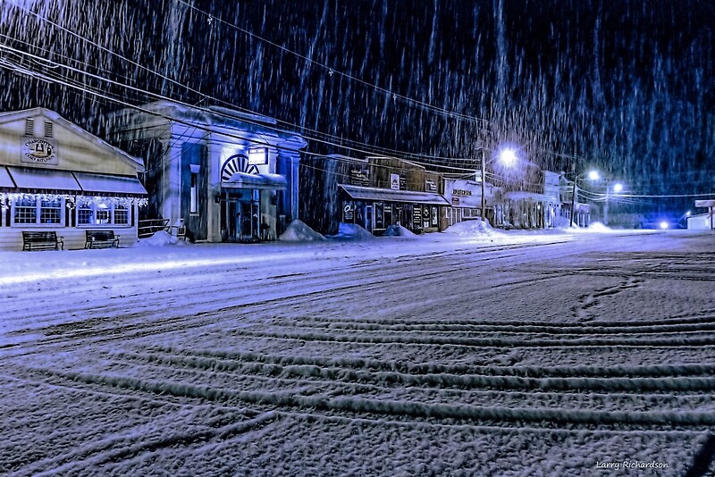"Pepperell MA, Snow storm" by Larry Richardson | Redbubble