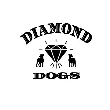 "Diamond Dogs" Sticker for Sale by DigitalRedesign | Redbubble
