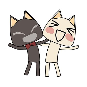 "Kuro and Toro" Poster for Sale by Night0wls | Redbubble