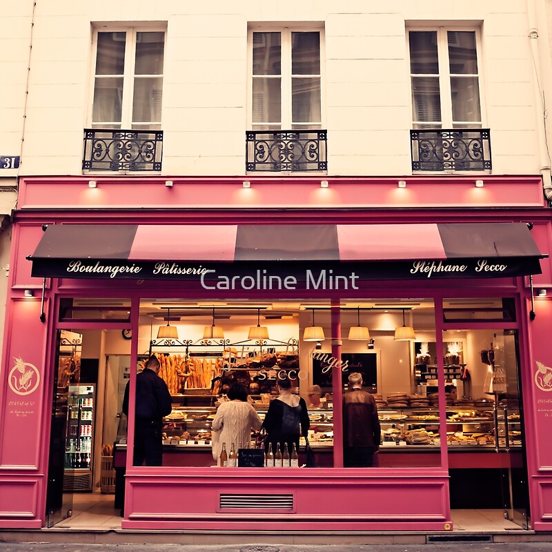 "Paris Pink Patisserie " by Caroline Mint | Redbubble