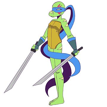 "Rottmnt Leonardo" Sticker for Sale by MudzIsOnMolly | Redbubble