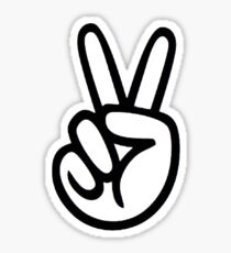Peace Out Emoji: Sticker | Redbubble