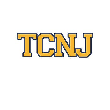 "TCNJ" Sticker for Sale by Grace Emig | Redbubble