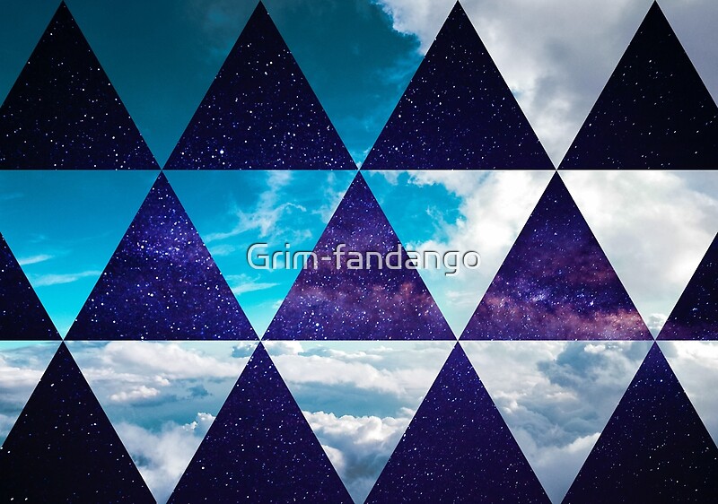 "Cosmic triangles" by Grim-fandango | Redbubble
