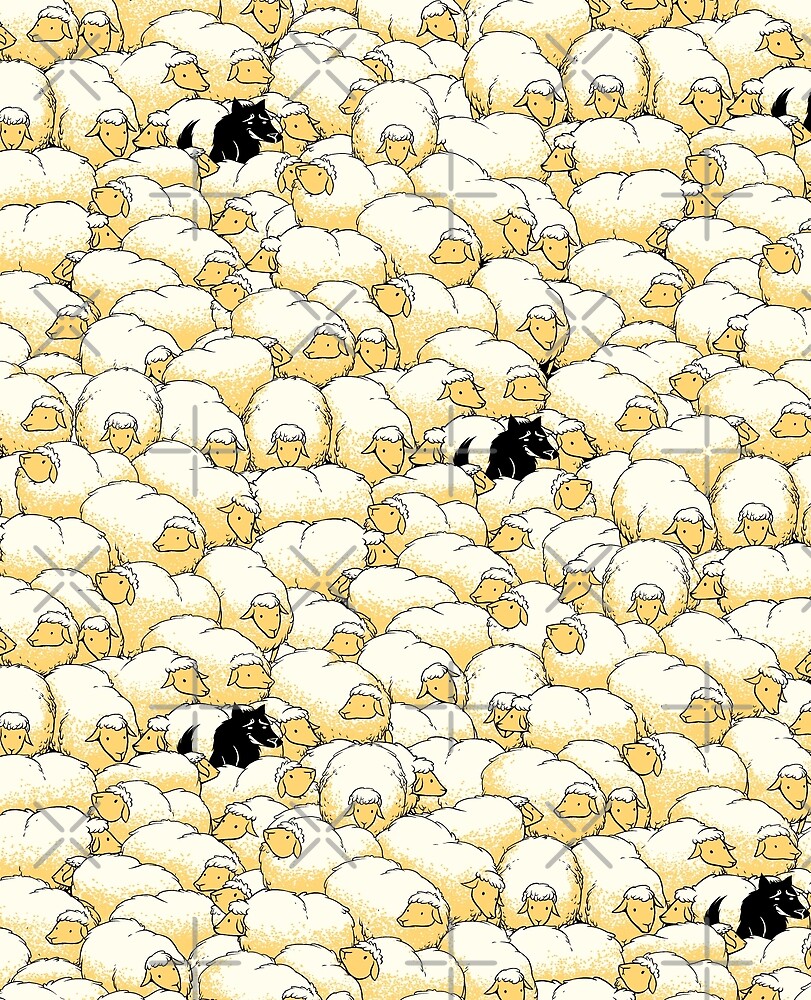 "Find The Spy Pattern" by tobiasfonseca | Redbubble