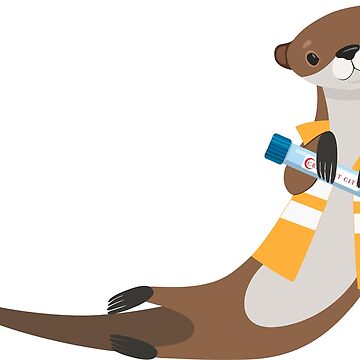 "Cutest Crescent City Otter Delivery Service!" Sticker for Sale by ...
