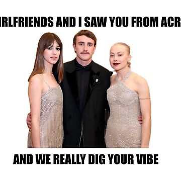 "Phoebe Bridgers Paul Mescal Daisy Edgar-Jones Meme" Sticker for Sale ...