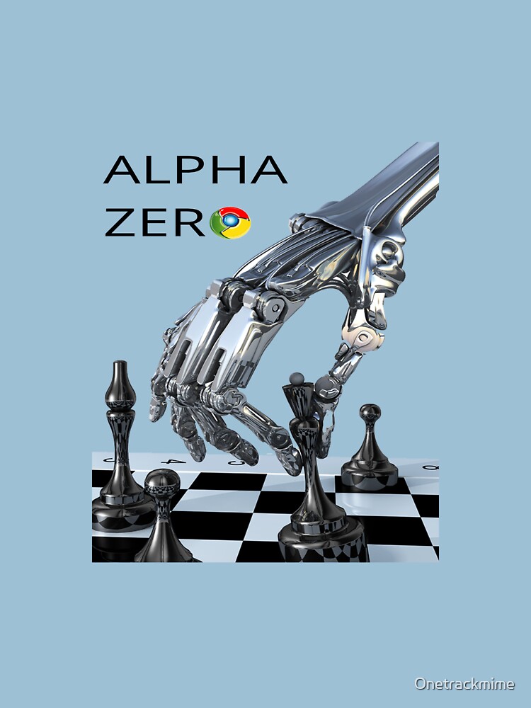 "Alpha Zero Robot playing chess" T-shirt by Onetrackmime | Redbubble