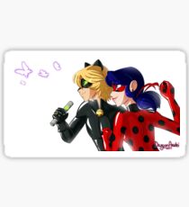 Miraculous Ladybug And Chat Noir Stickers | Redbubble