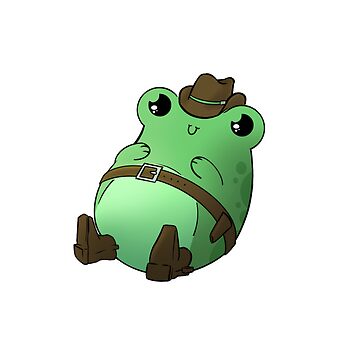 "A Rootin Tootin Frog" Sticker for Sale by CoopTheWoop | Redbubble
