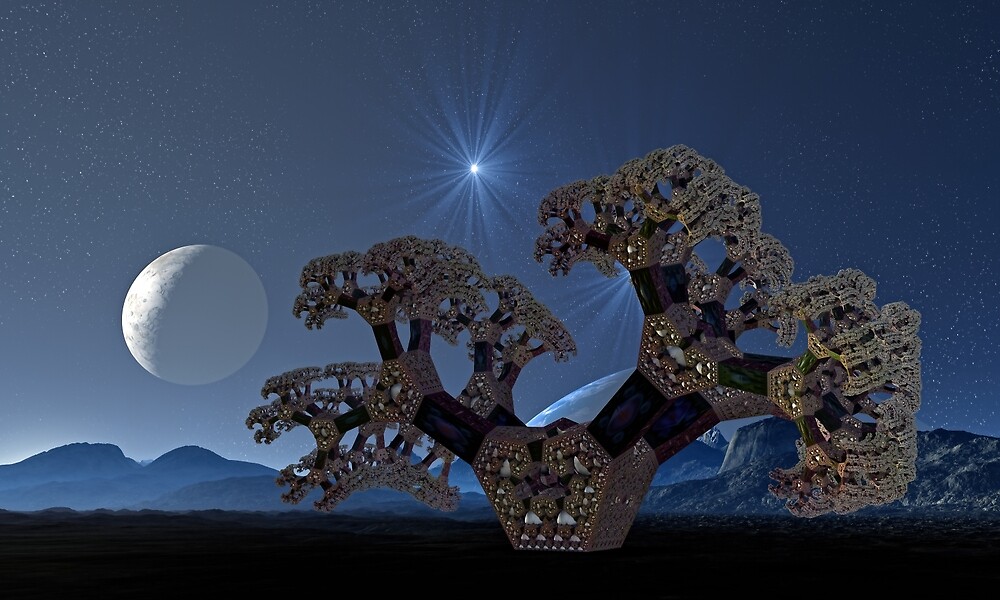 "Mirror Tree " by blacknight | Redbubble