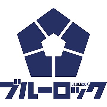 "Blue Lock logo - Anime" Sticker by KauMise | Redbubble