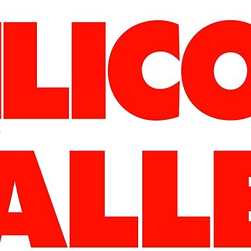 "silicon valley" Sticker for Sale by Klaus C Bar | Redbubble
