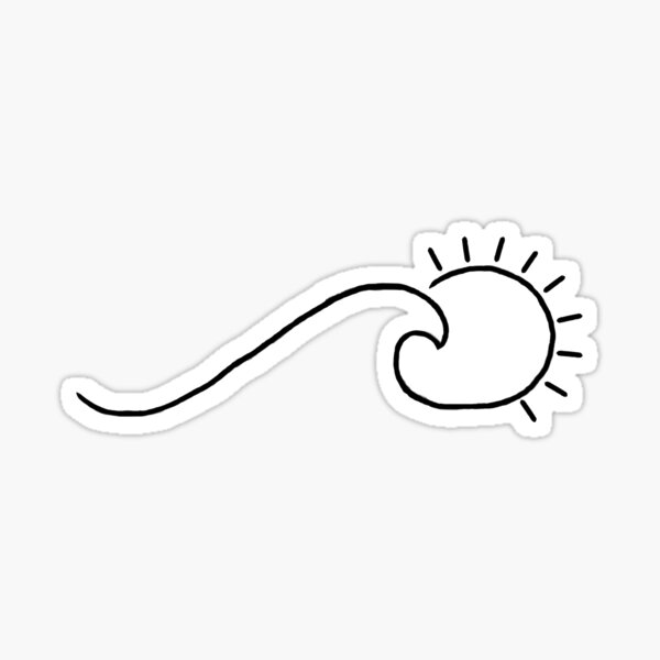 Sun And Wave Stickers | Redbubble