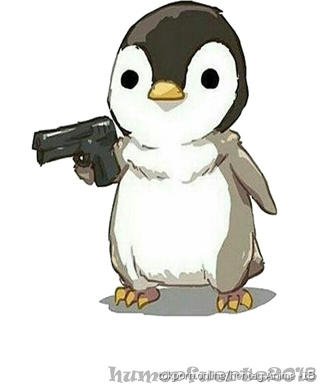 "penguin with a gun" by fersaca | Redbubble