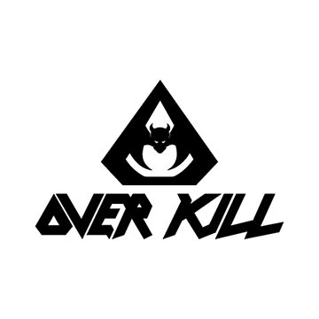 "Overkill logo art" Sticker for Sale by classicrockart | Redbubble