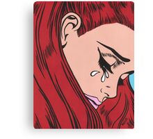 "Red Head Crying Comic Girl" by turddemon | Redbubble