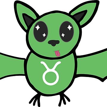 "Zodi-Bat: Taurus" Sticker for Sale by Phases-of-Me | Redbubble