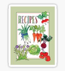 Recipe Book Stickers | Redbubble
