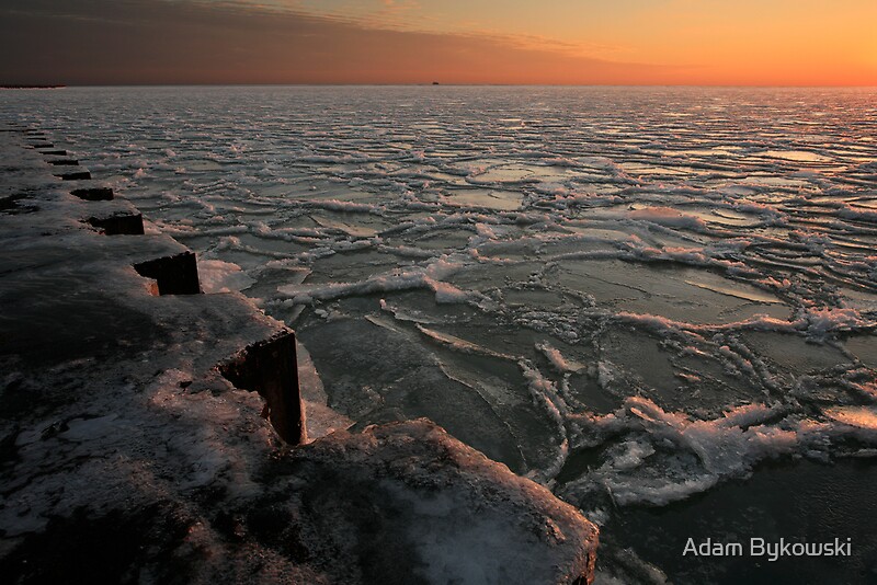 "Frozen Waves" by Adam Bykowski | Redbubble