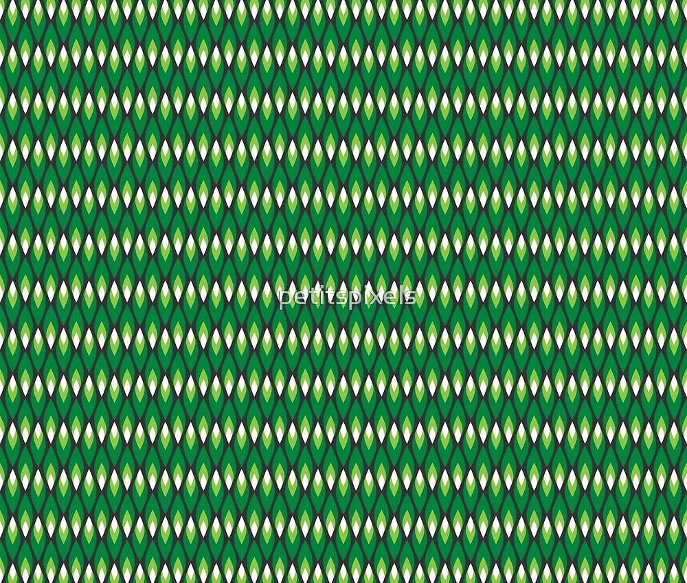 "Small green flames pattern" by petitspixels | Redbubble