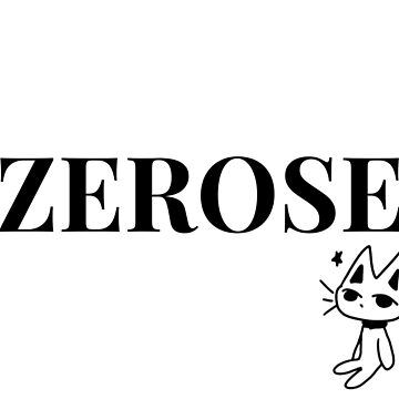 "zb1 zerose " Sticker for Sale by Bubbleshop16 | Redbubble