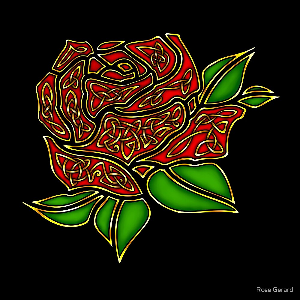 "Celtic Rose" by Rose Gerard | Redbubble