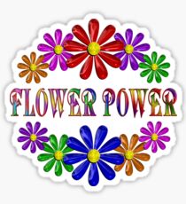 60s Flower Power 1960s Stickers | Redbubble