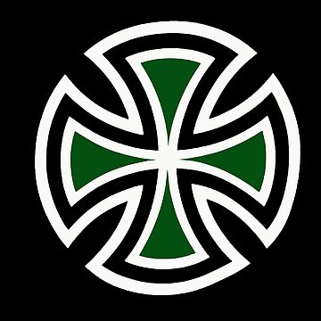 "Vintage Green Cross" Sticker for Sale by dhd100 | Redbubble