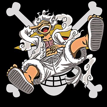 "luffy GEAR 5 one piece" Stickerundefined by haninisaid | Redbubble