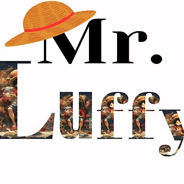 "Mr. Luffy" Sticker for Sale by Danyell369 | Redbubble