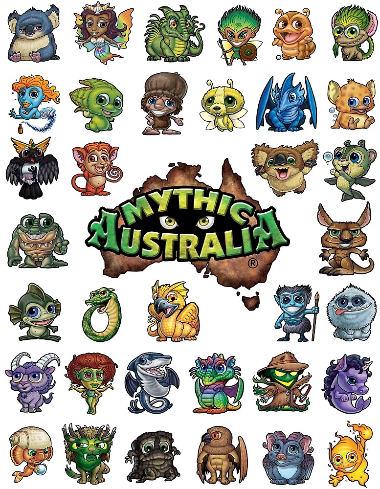 "Mythic Australia Mini Mythics " by Mythic Australia | Redbubble