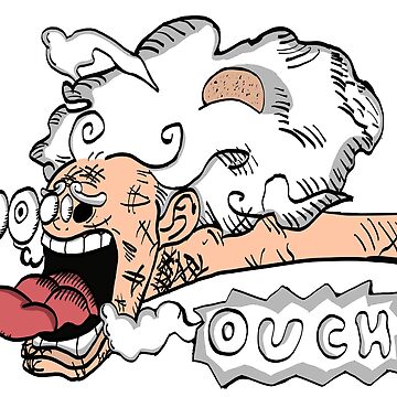 "One piece:Luffy gear 5 eyes popping out" Essential T-Shirt for Sale by ...