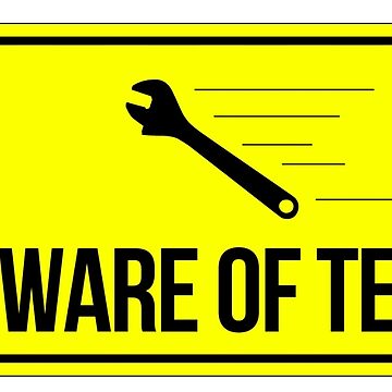 "Beware of Tech" Magnet for Sale by Joe's Stagehand Gear | Redbubble