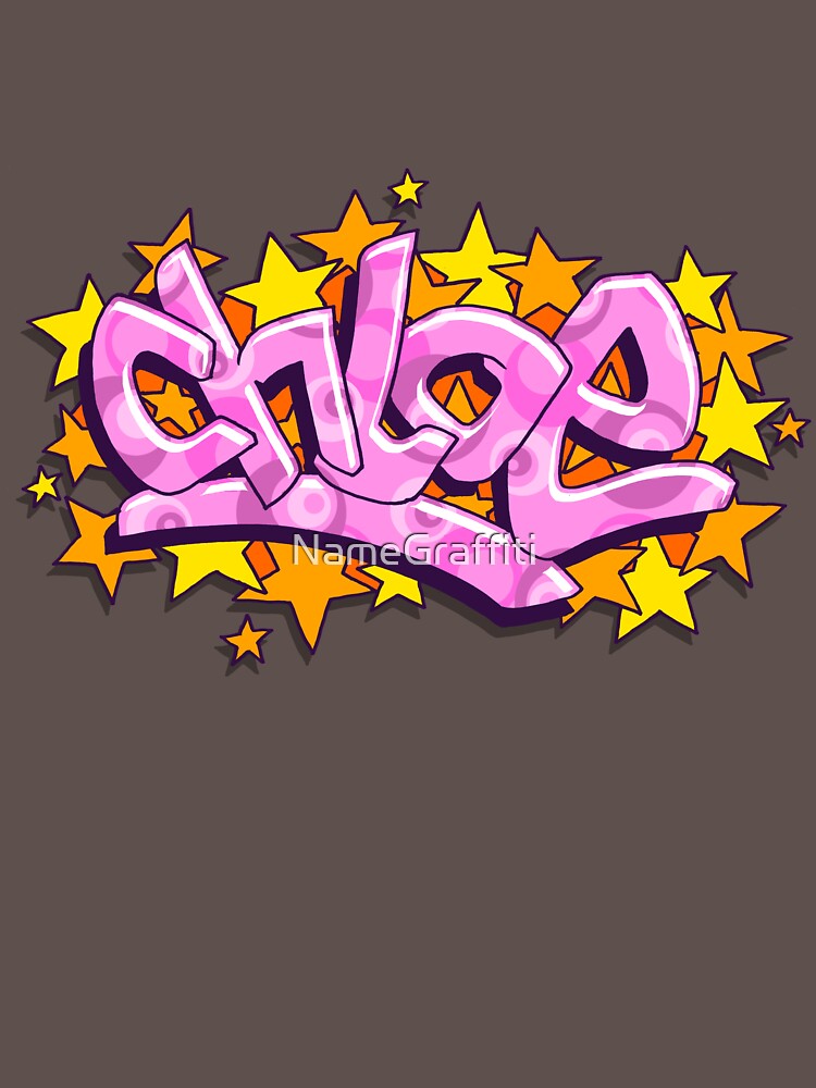 "Chloe Graffiti lettering" T-shirt by NameGraffiti | Redbubble