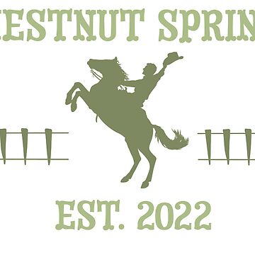"CHESTNUT SPRINGS BY ELSIE SILVER" Sticker for Sale by Therandomreader ...