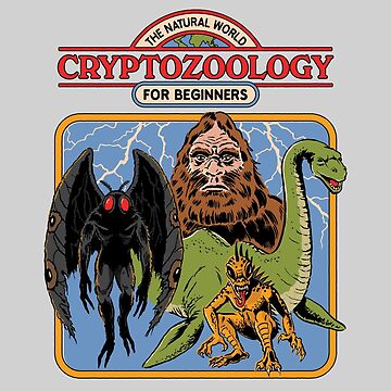 "Cryptozoology For Beginners" Sticker for Sale by Steven Rhodes | Redbubble