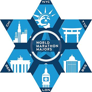 "World Marathon Majors" Poster for Sale by imrhouzvecxs | Redbubble