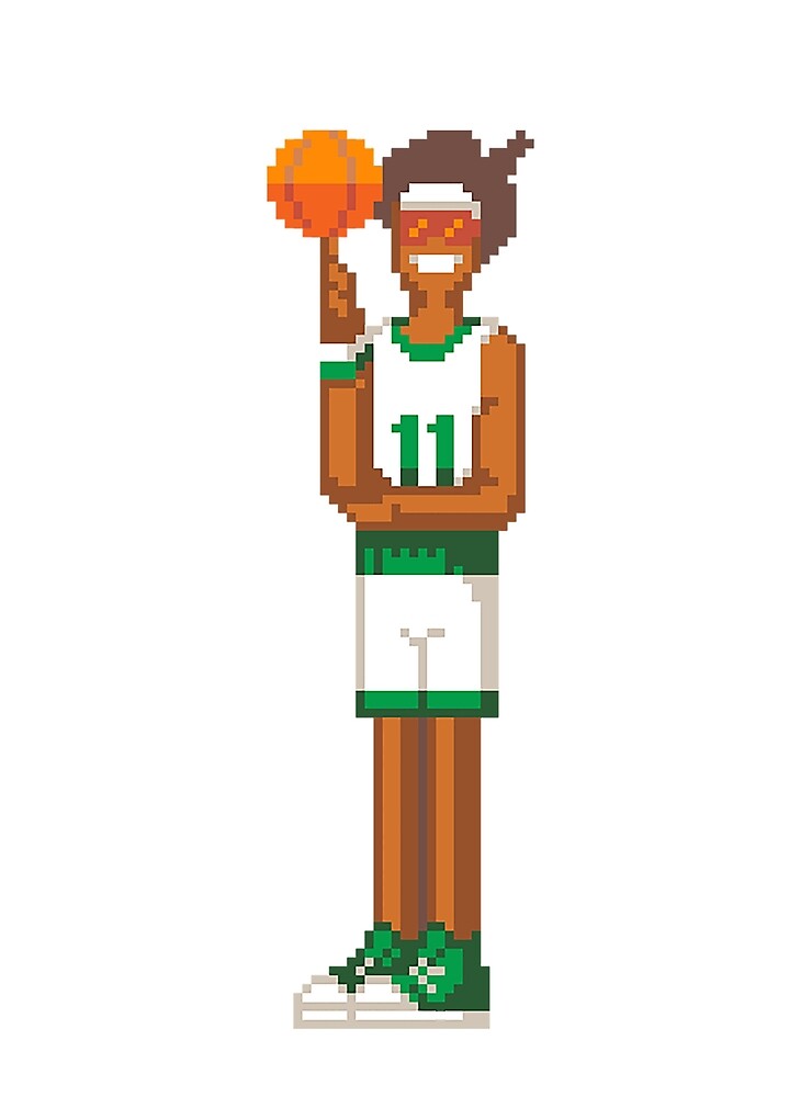 "8-Bit Basketball player "Paradise"" by classicwinger | Redbubble
