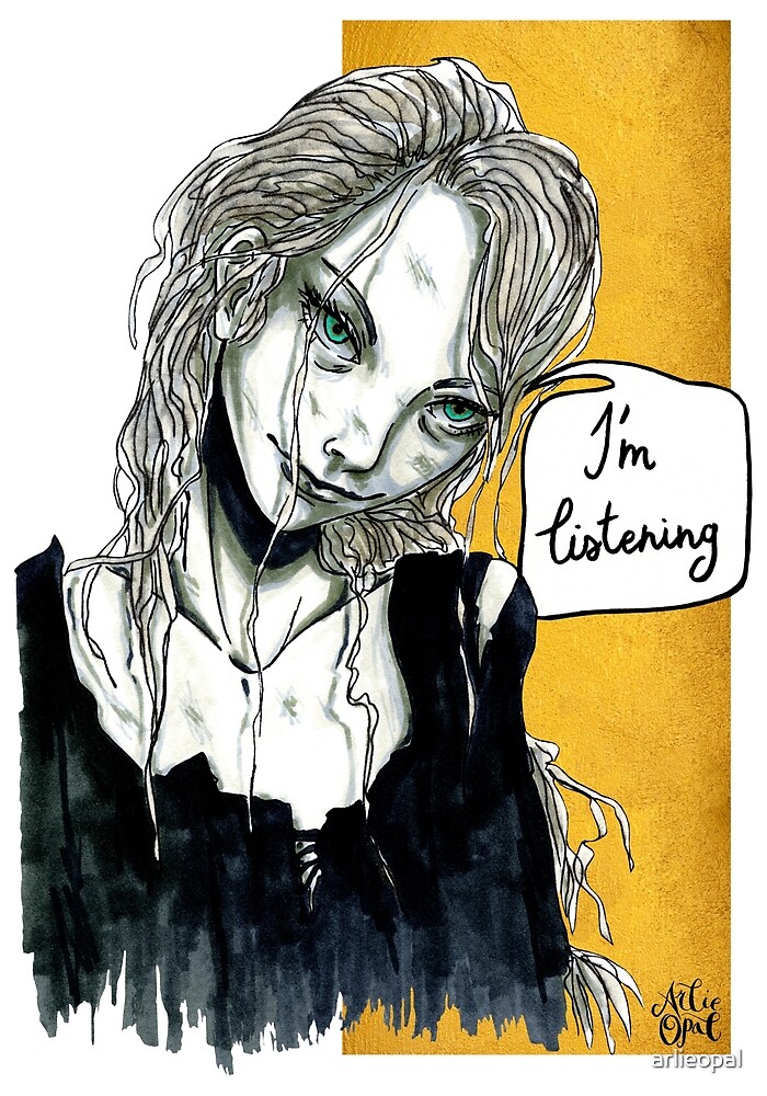 "Filthy 2017 Inktober Marker Drawing" by arlieopal | Redbubble