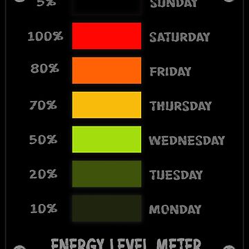 "Energy Level Meter" Kids T-Shirt for Sale by Tengerimalac75 | Redbubble