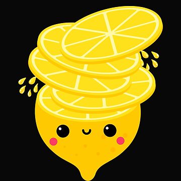 "Lemon Wedge Kawaii" Sticker for Sale by Eolithic | Redbubble